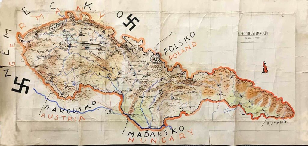 Map Restoration Service - The restoration of a World War Two map