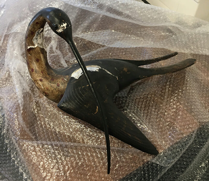 Case Study: Restoring a damaged bird sculpture
