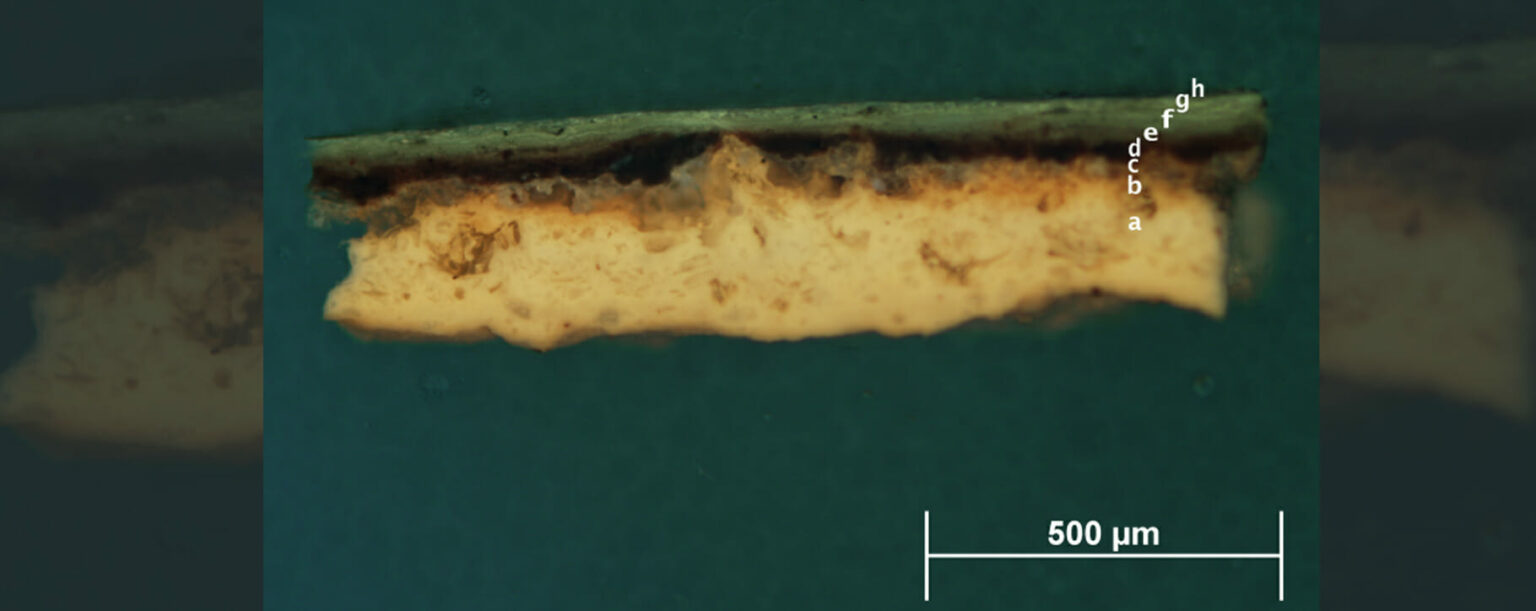 Professional Painting Assessment: Cross Section Analysis