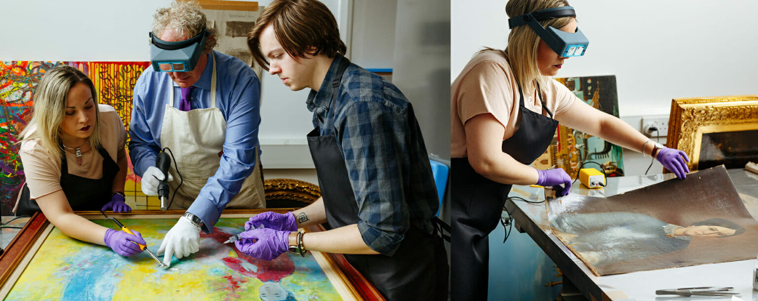 The path to becoming a conservator and an internship experience