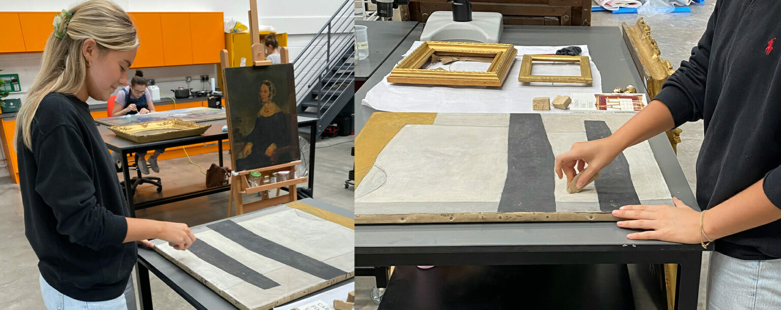 The path to becoming a conservator and an internship experience