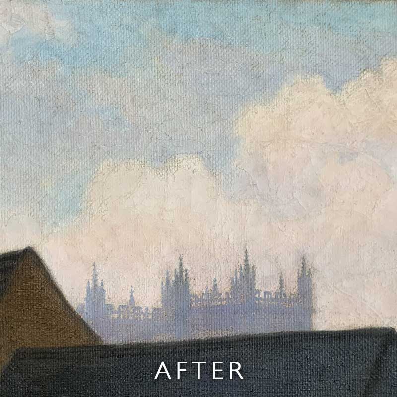 Which type of painting damage can be repaired?