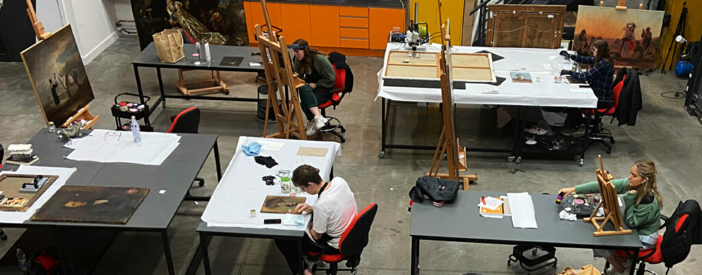 Different routes into art restoration: meet our conservation interns
