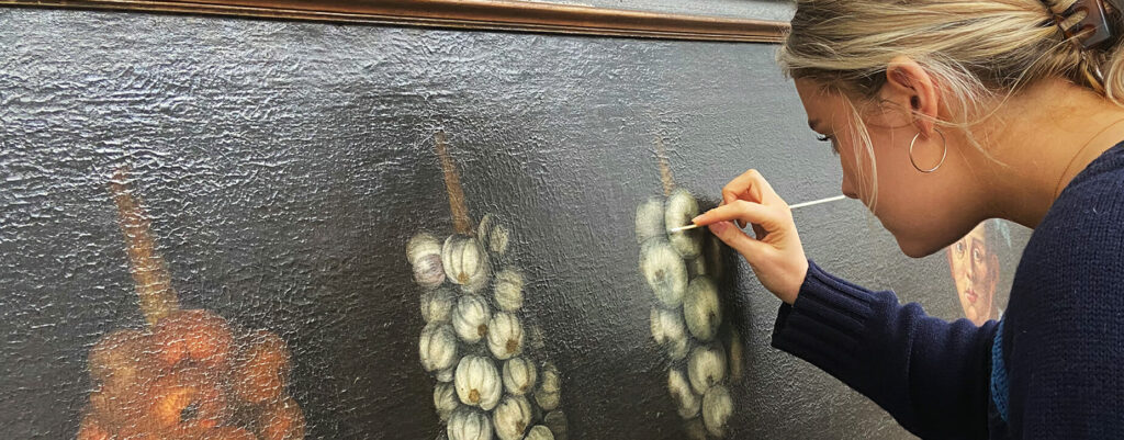 Different routes into art restoration: meet our conservation interns