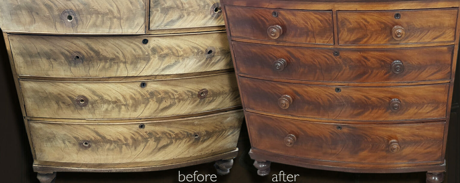 Chest of drawers restoration: reviving antique bureaus and dressers