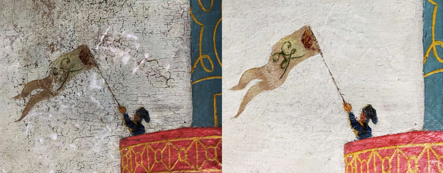 How do you clean oil paintings at home?