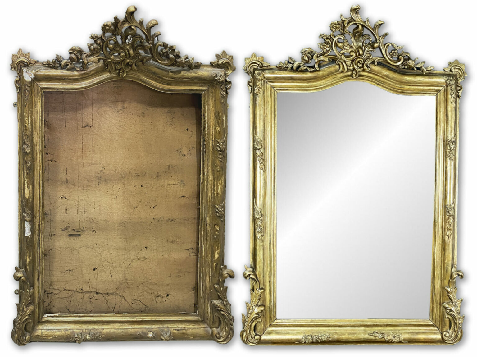 How to re-mould missing parts of a picture frame