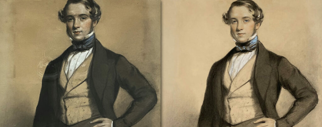 How to restore pastel drawings