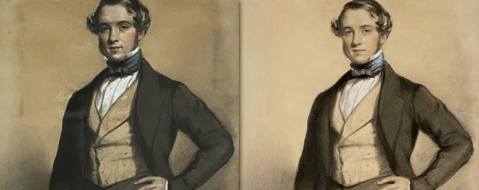 How to restore pastel drawings