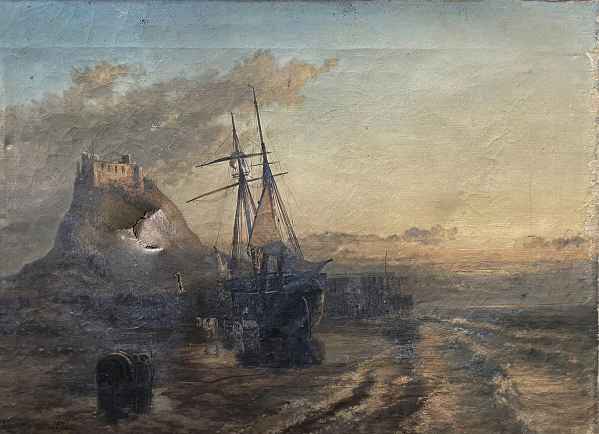 Torn Canvas Painting Restoration | Fine Art Restoration Company