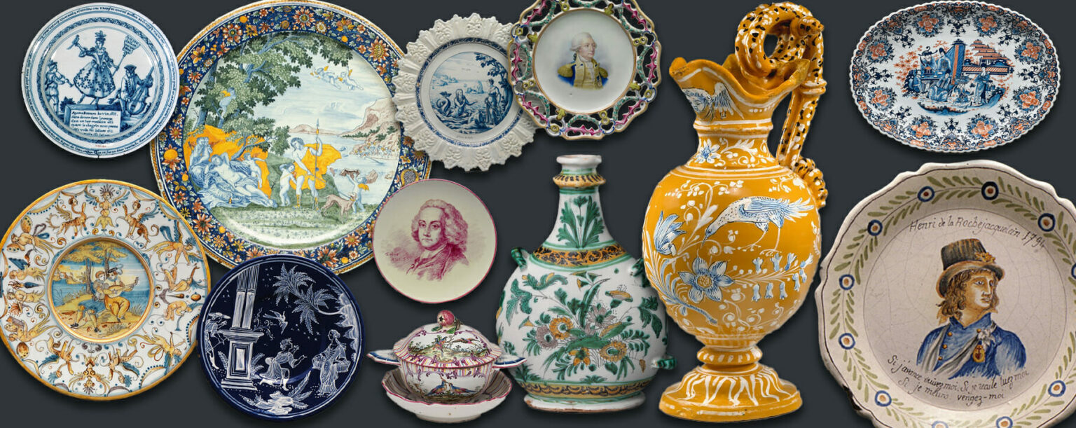 Maiolica glazed pottery history, styles & restoration