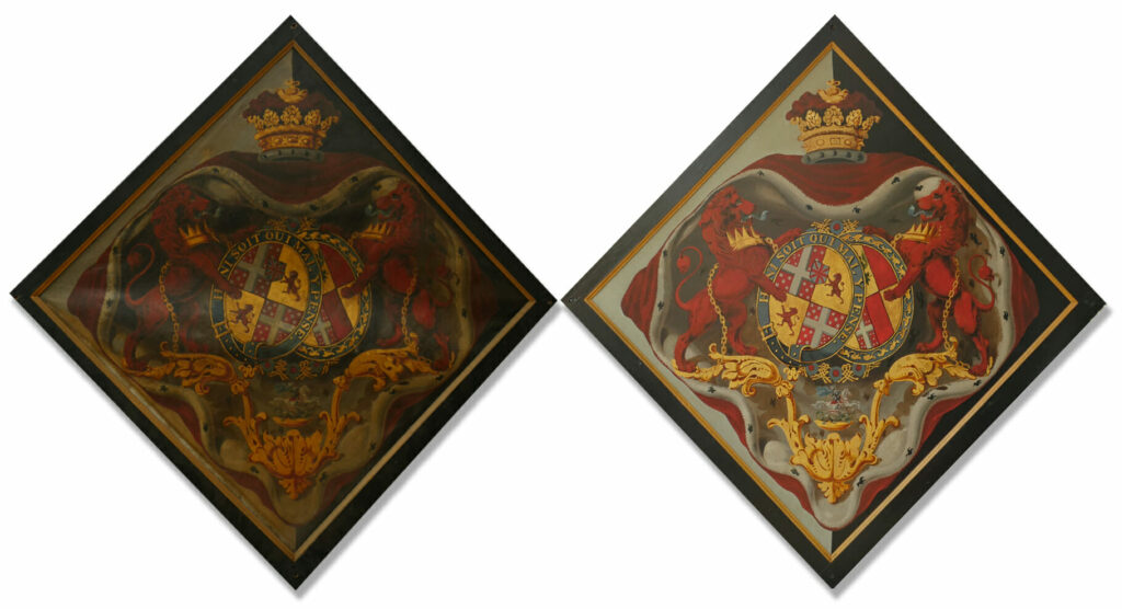 Funerary Hatchment Restoration - Heraldic Remembrance