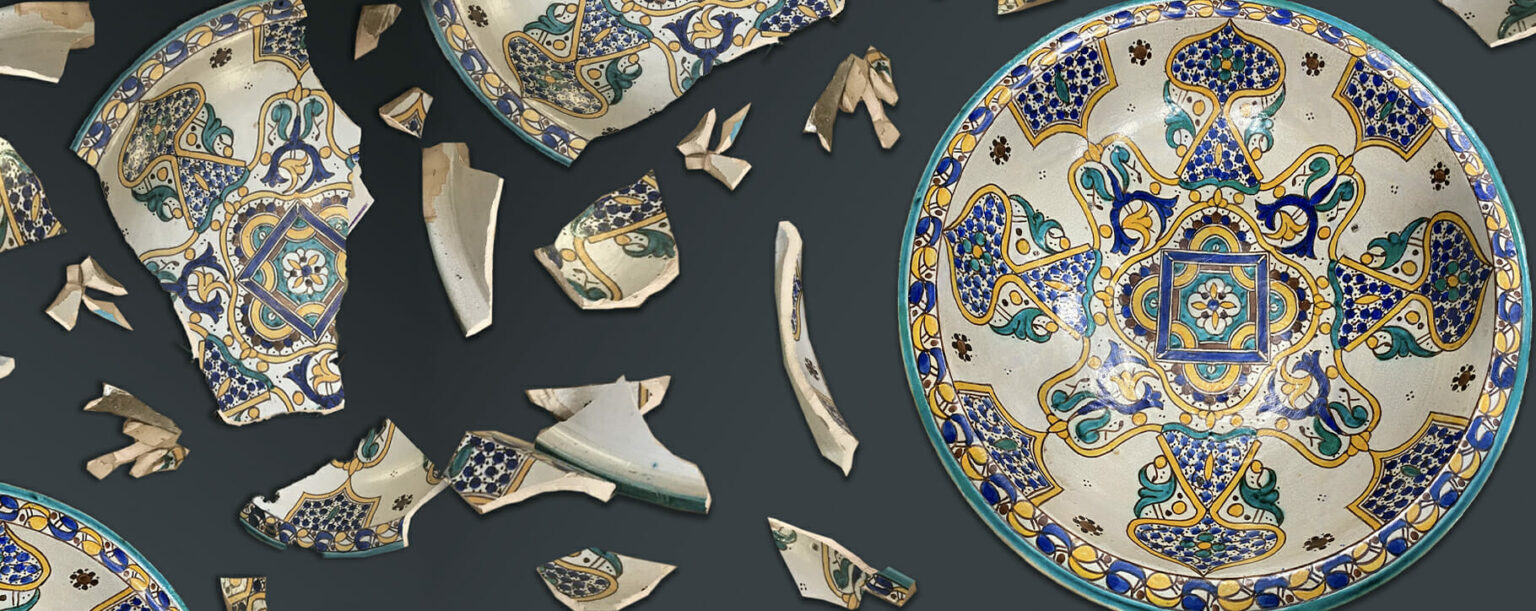 The restoration process for ceramics