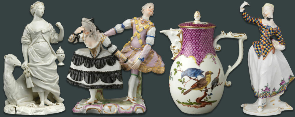 Antique porcelain valuation: analysing maker’s marks and colours