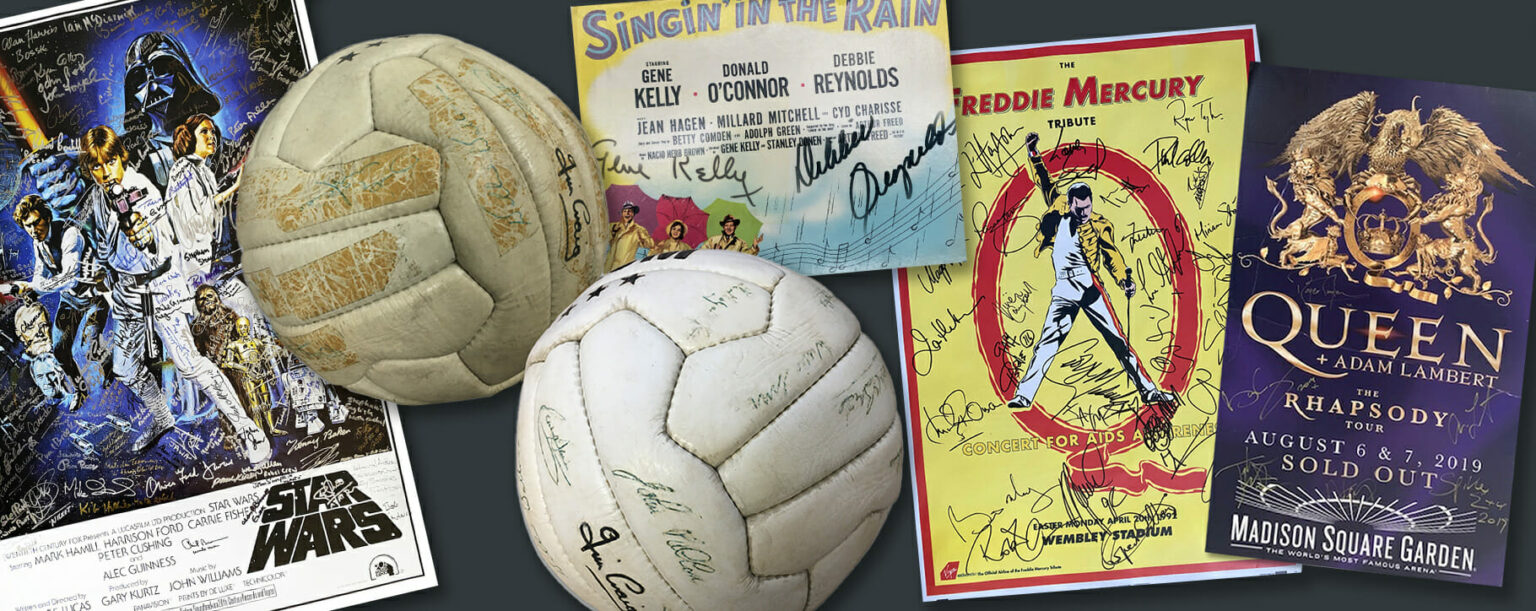 Autographed Memorabilia | Restoration of Autographs