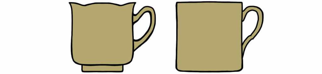 Analysing the maker of teacups by looking at their handles