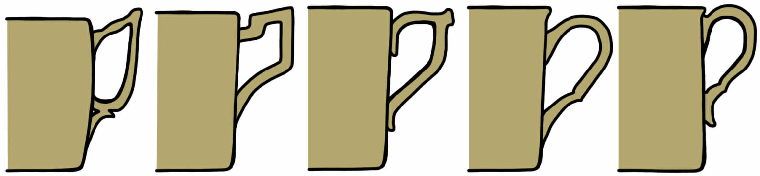 Analysing the maker of teacups by looking at their handles