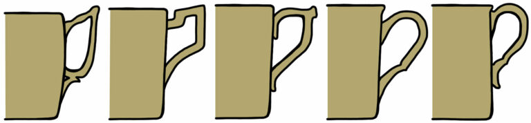 Analysing the maker of teacups by looking at their handles