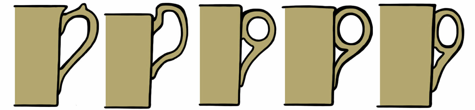 Analysing the maker of teacups by looking at their handles