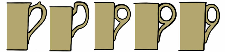 Analysing the maker of teacups by looking at their handles