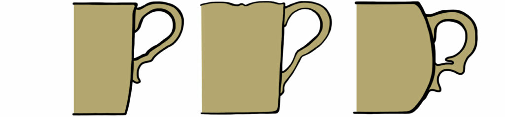 Analysing the maker of teacups by looking at their handles