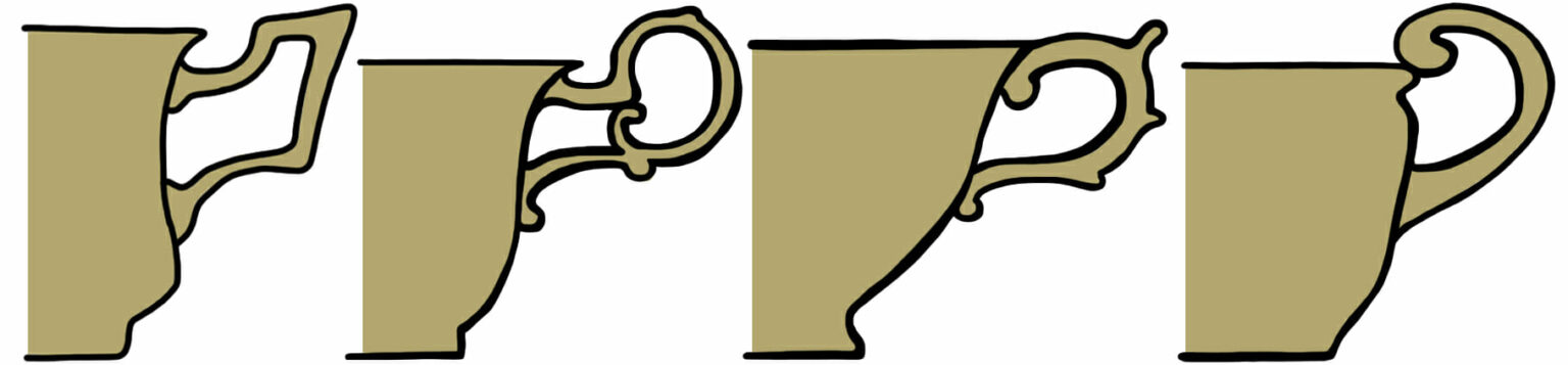 Analysing the maker of teacups by looking at their handles