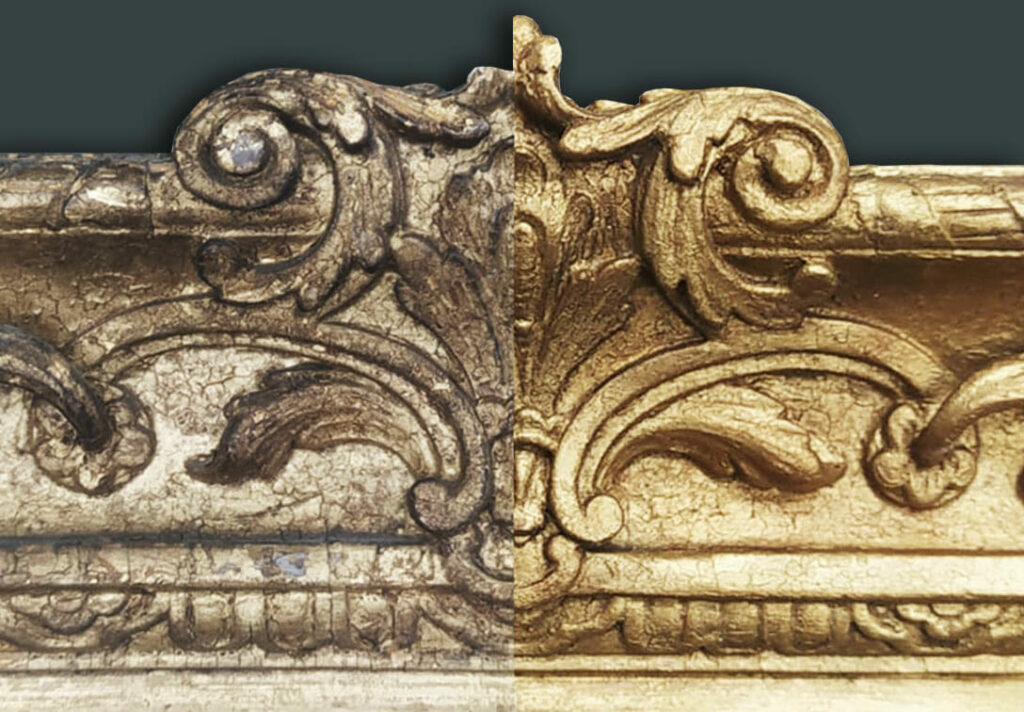 Gold leaf interior restoration | Fine Art Restoration Company