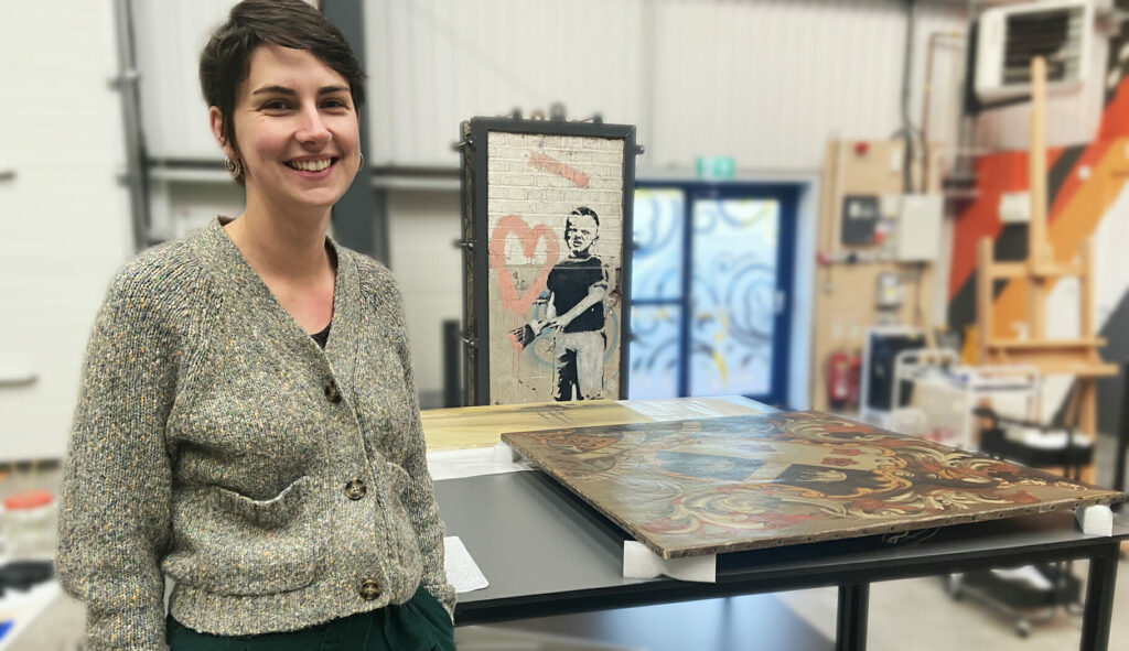 Meet our easel paintings conservator Hayley