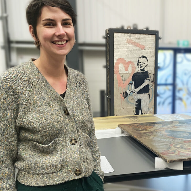 Meet our easel paintings conservator Hayley