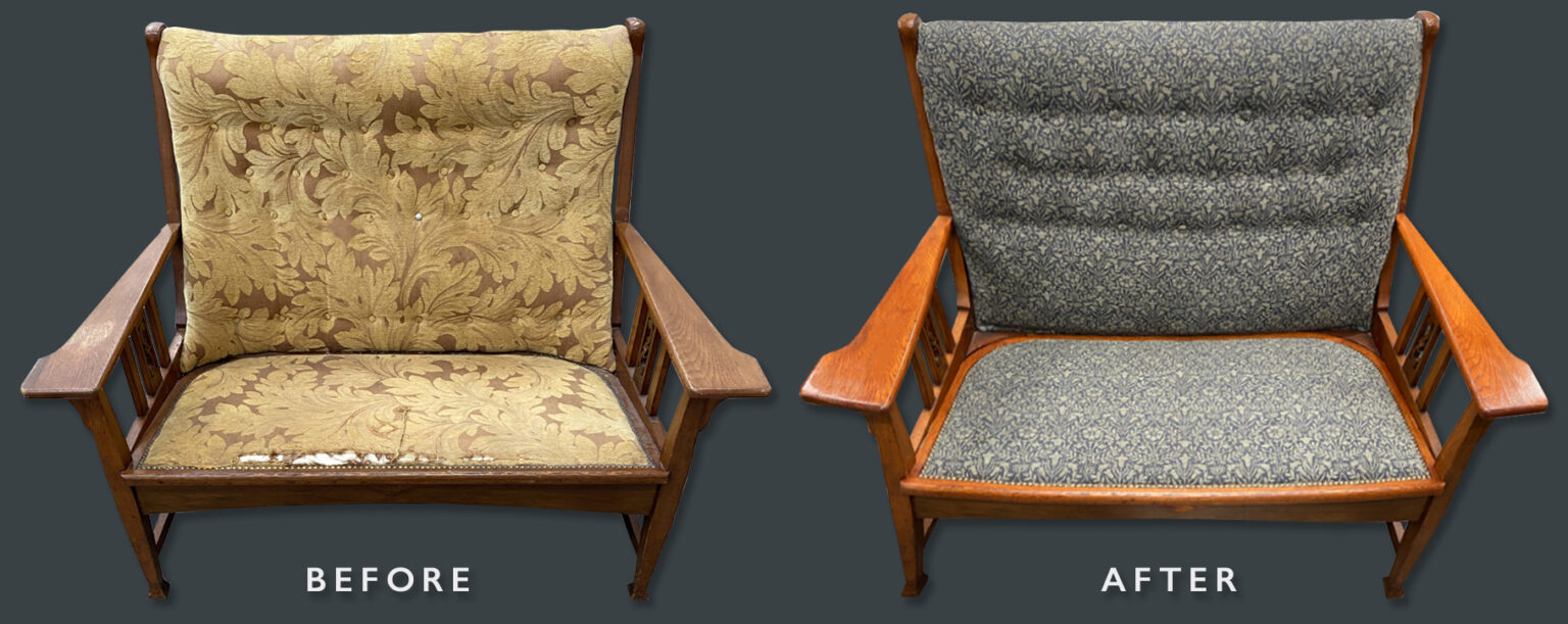 Antique Sofa Restoration - History, upholstery and restoration