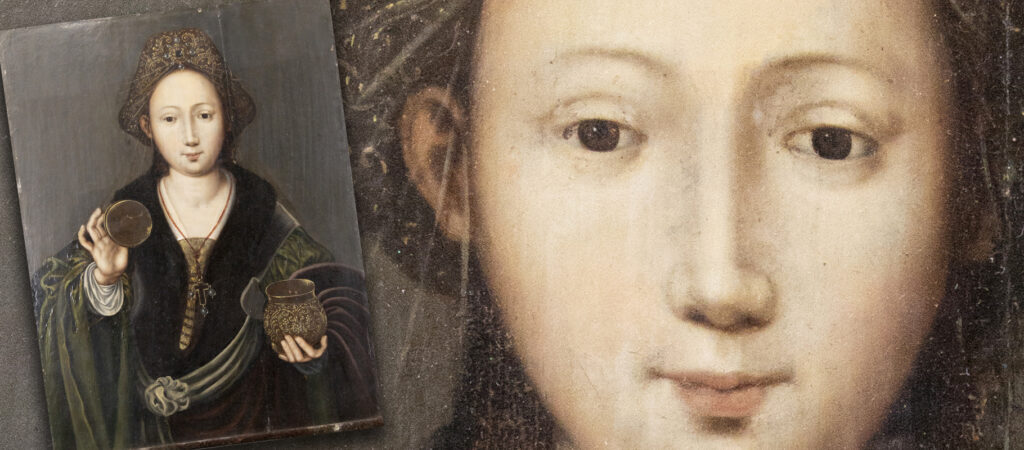 Mary Magdalene with an ointment jar: history and conservation