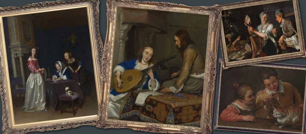 Society on canvas: restoring Dutch genre paintings