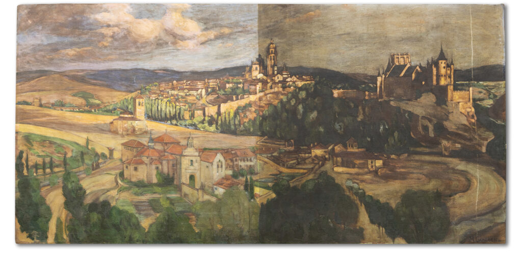 A view of Segovia: restoring a Mary Cameron landscape