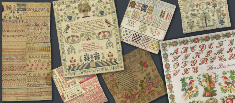 Embroidery samplers history, care and restoration