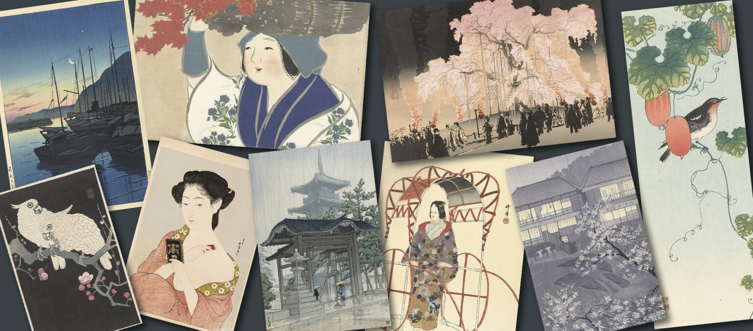 Shin-hanga: Japanese print history, restoration and framing