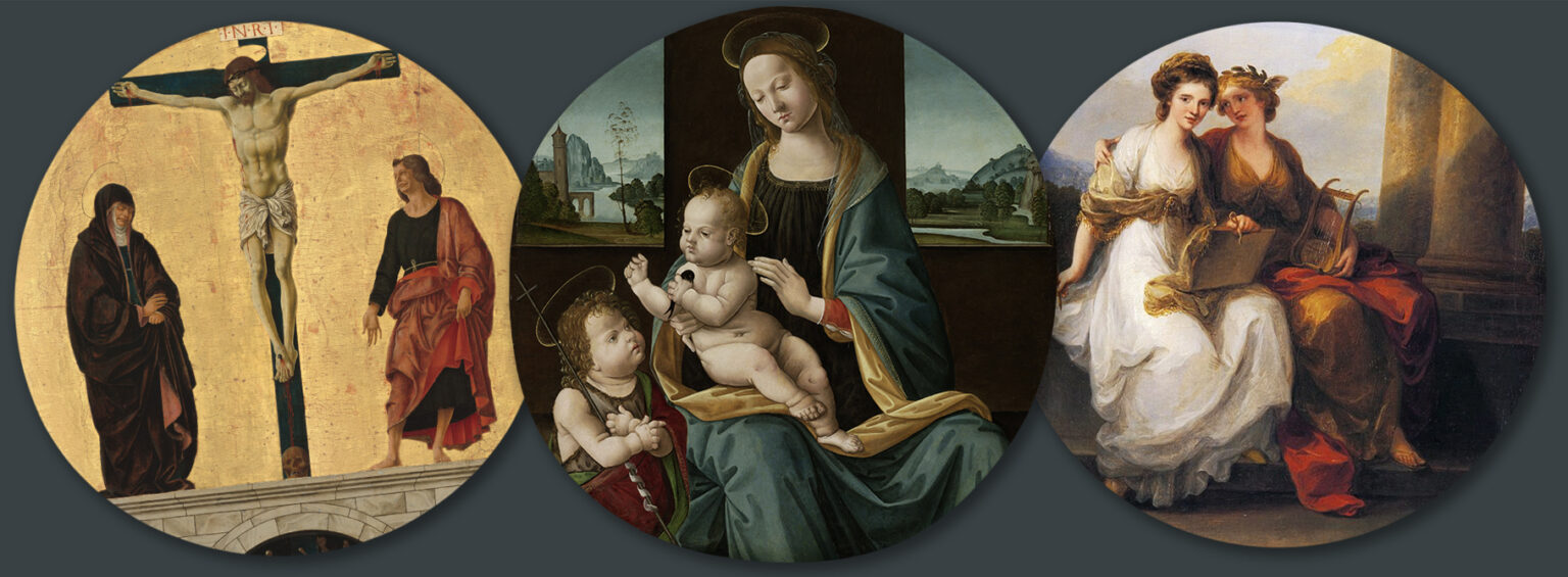 Circular art: displaying tondo paintings and sculptures