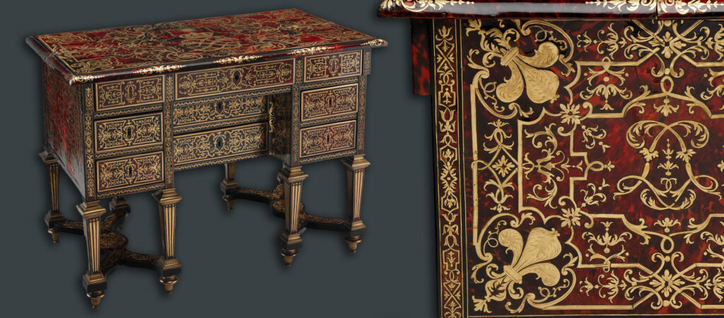 Boulle furniture restoration