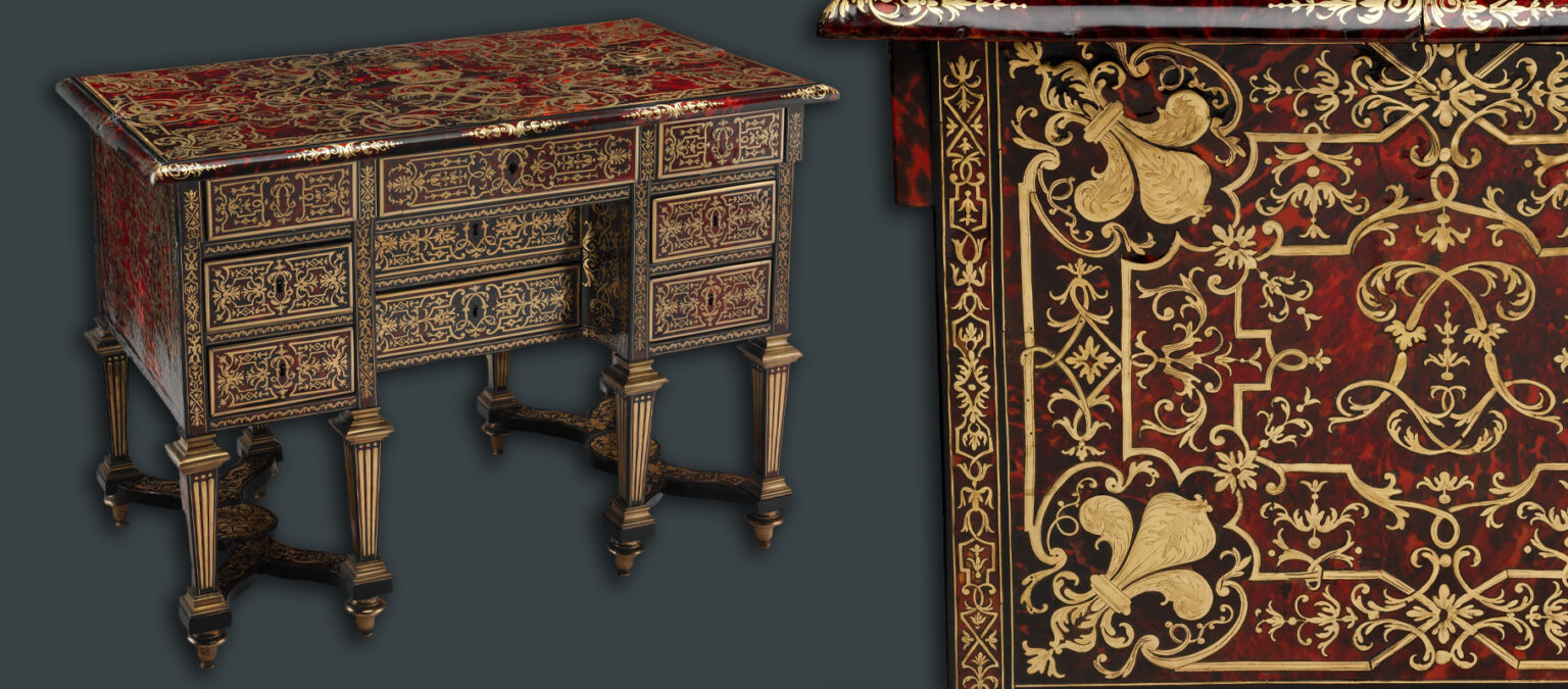 Boulle furniture restoration