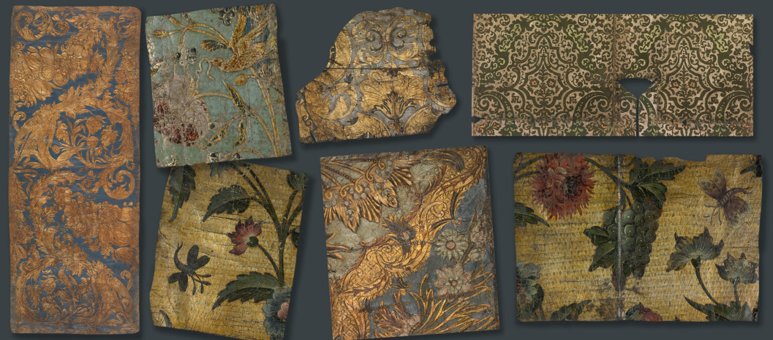 Illustrated interiors: the history and restoration of antique wallpaper