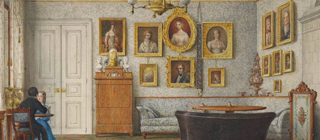 Illustrated interiors: the history and restoration of antique wallpaper