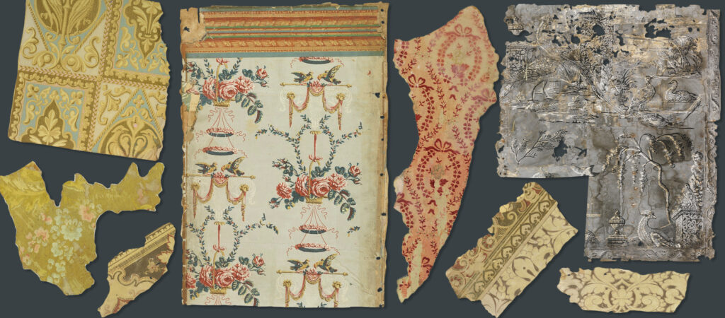 Illustrated interiors: the history and restoration of antique wallpaper