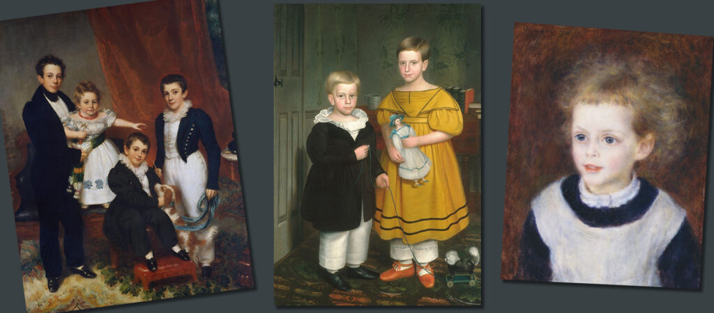 Childhood on canvas: history and restoration of child portraiture