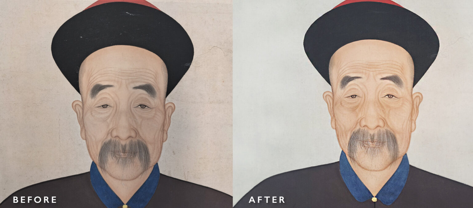 Ancestral admiration: the restoration of historic Chinese portraits