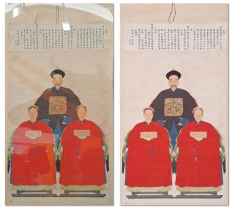 Ancestral admiration: the restoration of historic Chinese portraits