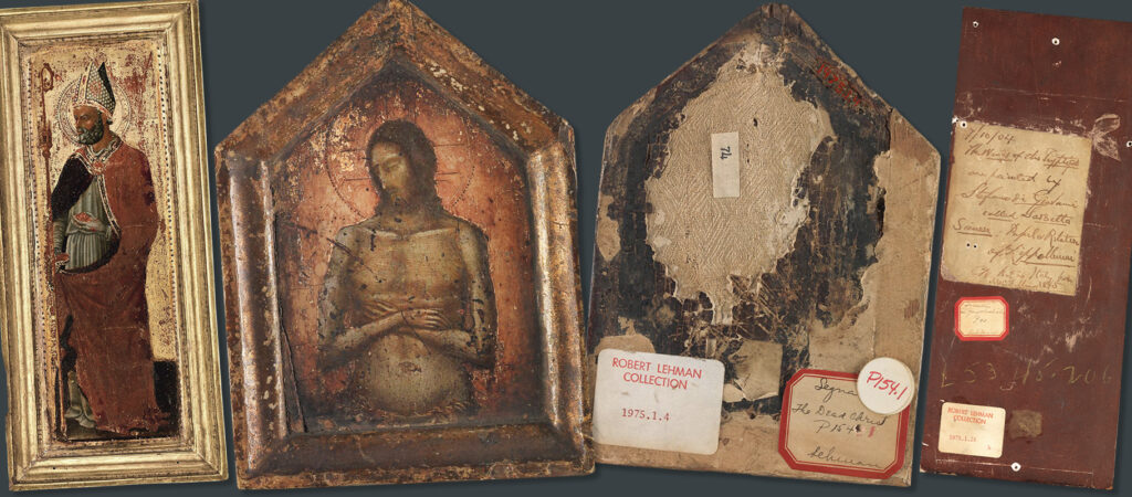 Painting labels care and conservation