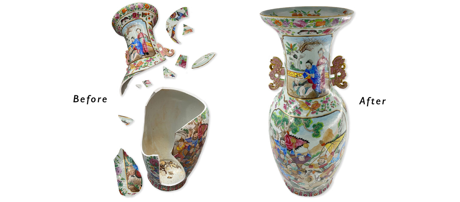 Valuable vessels: the history and restoration of ceramic vases