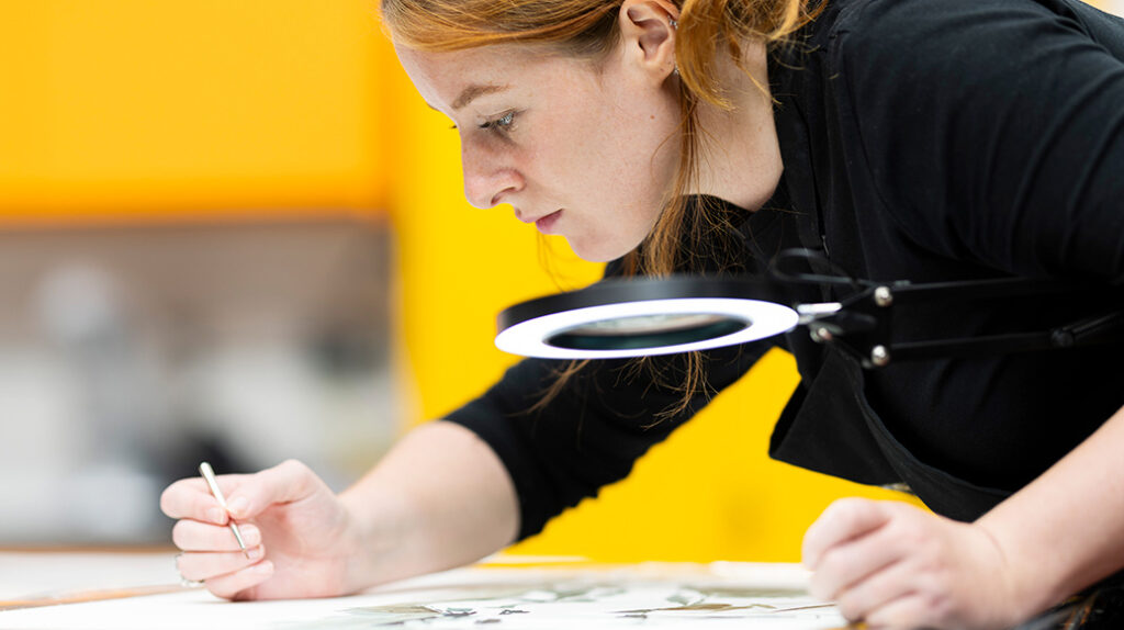 Asian paper restoration | Fine Art Restoration Company