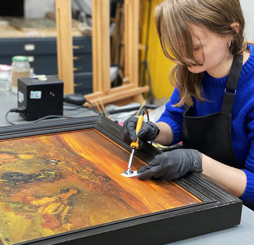 Cracked & Flaking Painting Restoration | Fine Art Restoration Co.