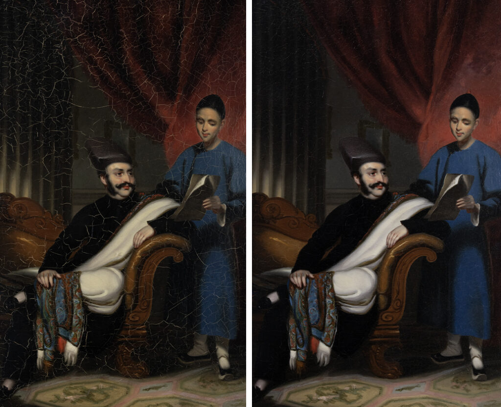 Cracked & Flaking Painting Restoration | Fine Art Restoration Co.