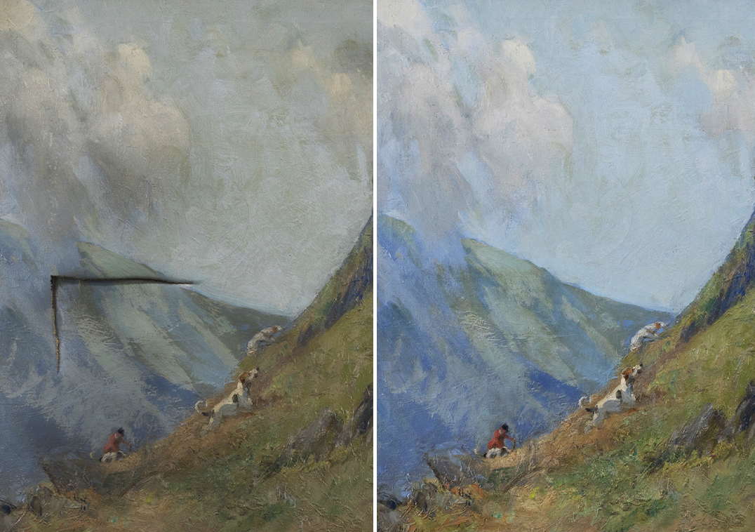 Torn Paper Artwork & Canvas Painting Repairs | Fine Art Restoration Co